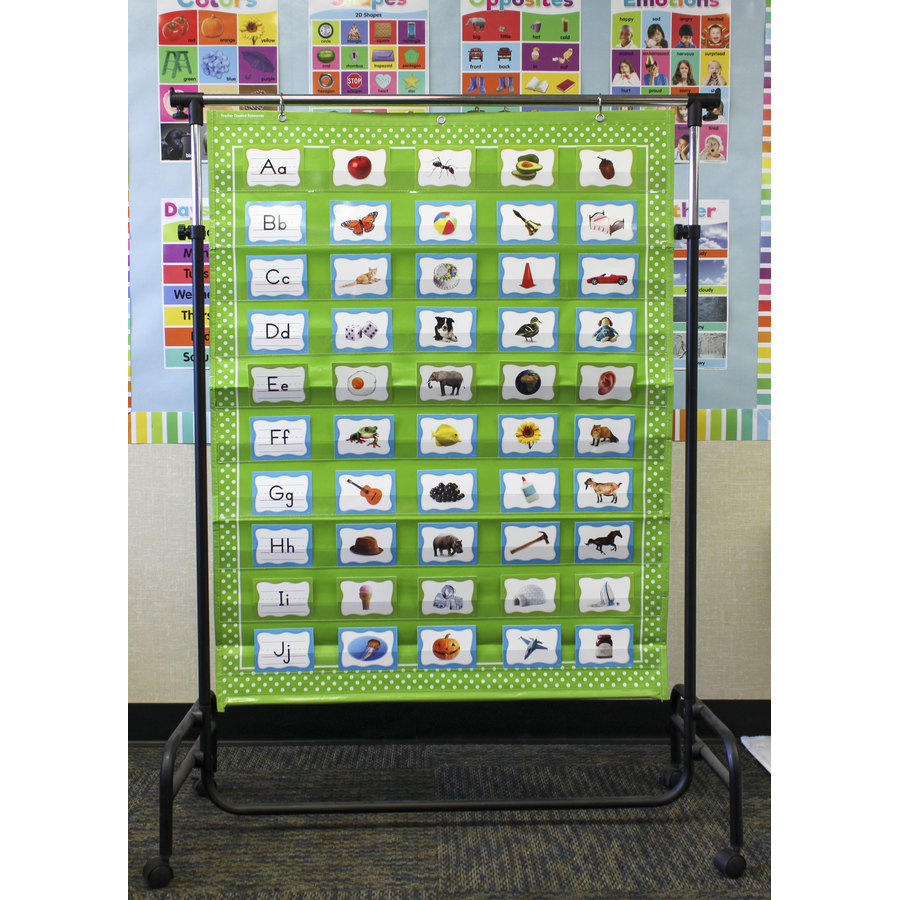Teacher Created Lime Polka Dot 10 Pocket Chart (TCR 20745) – Ramrock ...