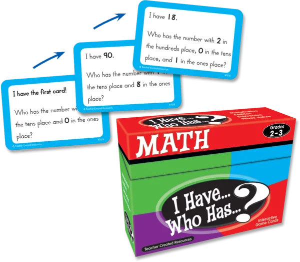 Teacher Created Resources I Have, Who Has Math Game Grades 2-3 (TCR 78 ...