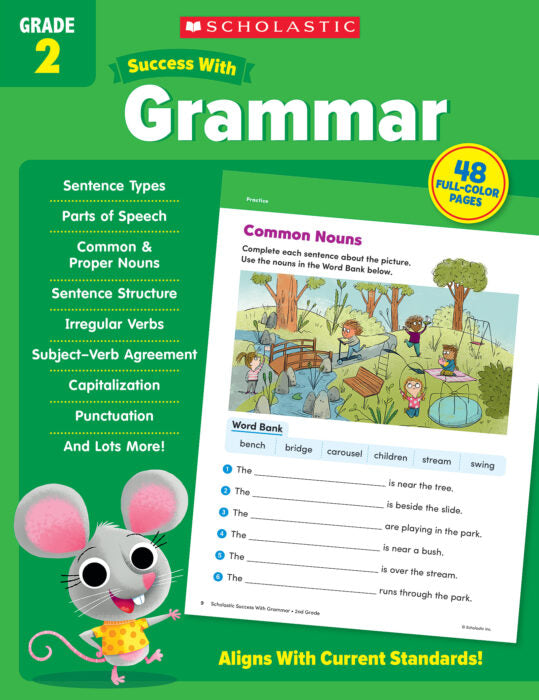 Scholastic Success With Grammar Activity Book Grade 2 (SC 735522 ...