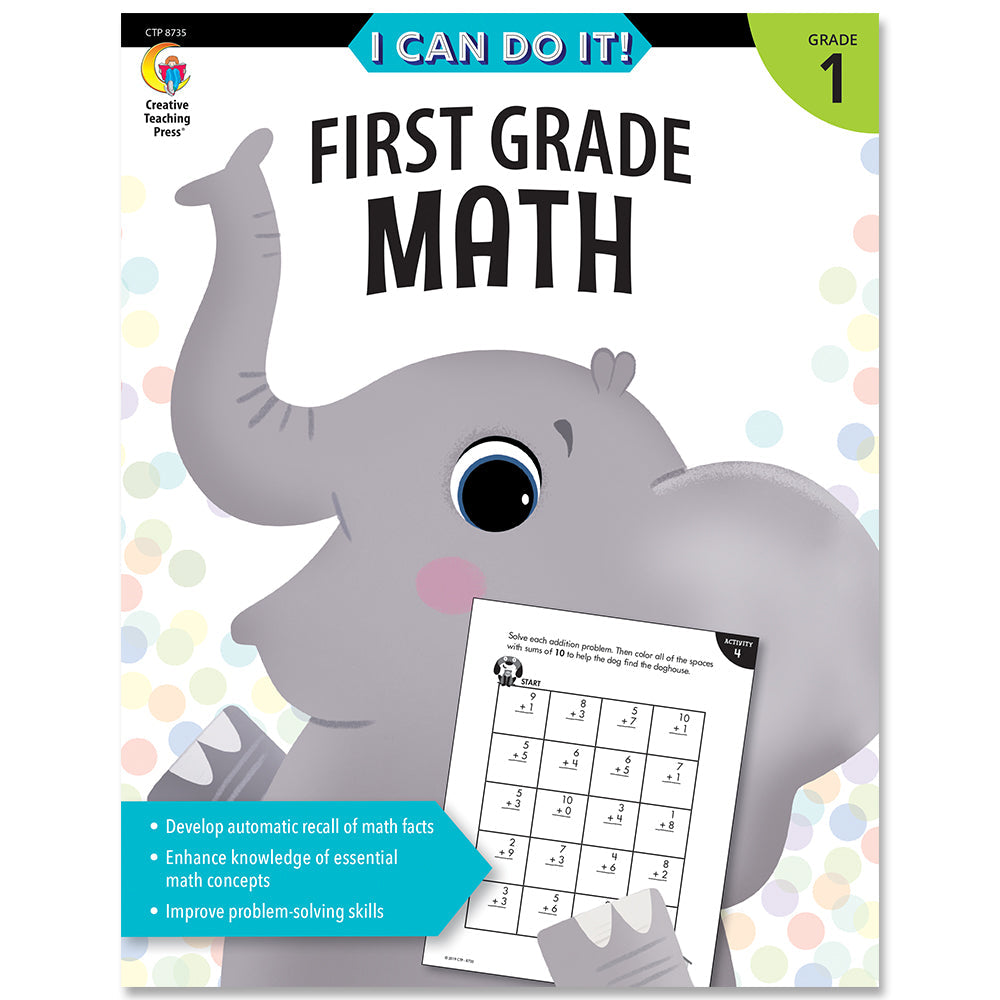 Creative Teaching I Can Do It! First Grade Math (CTP 8735) – Ramrock ...