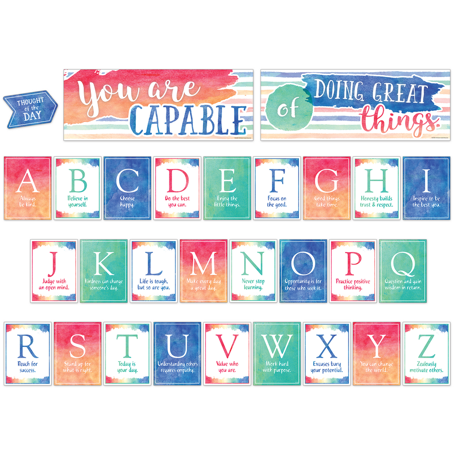 Teacher Created You Are Capable of Doing Great Things Bulletin Board D ...