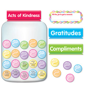Scholastic Kindness & Gratitude Jar Bulletin Board Set (SC 862625 ...