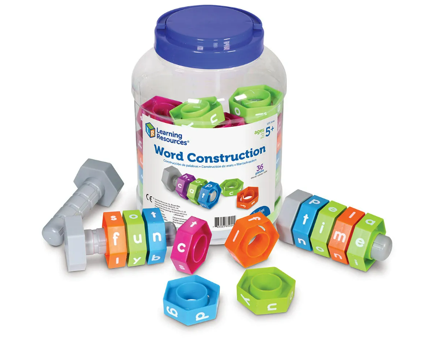 Learning Resources Word Construction, Nuts & Bolts Word Making (LER 50 ...