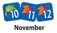 Creative Teaching Press November Calendar Days Cut Outs (CTP 0870 ...