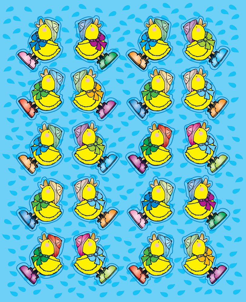 Carson Dellosa DJ Inkers 120 Just Ducky Duck Stickers (DJ 668030 ...