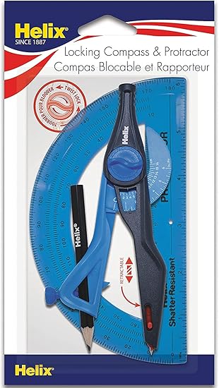 Maped 2-Piece Locking Compass & Protractor Set (MAP 18803) – Ramrock ...