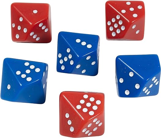 Learning Advantage Subitizing Dice, Set of 6 (CTU 7399) – Ramrock ...