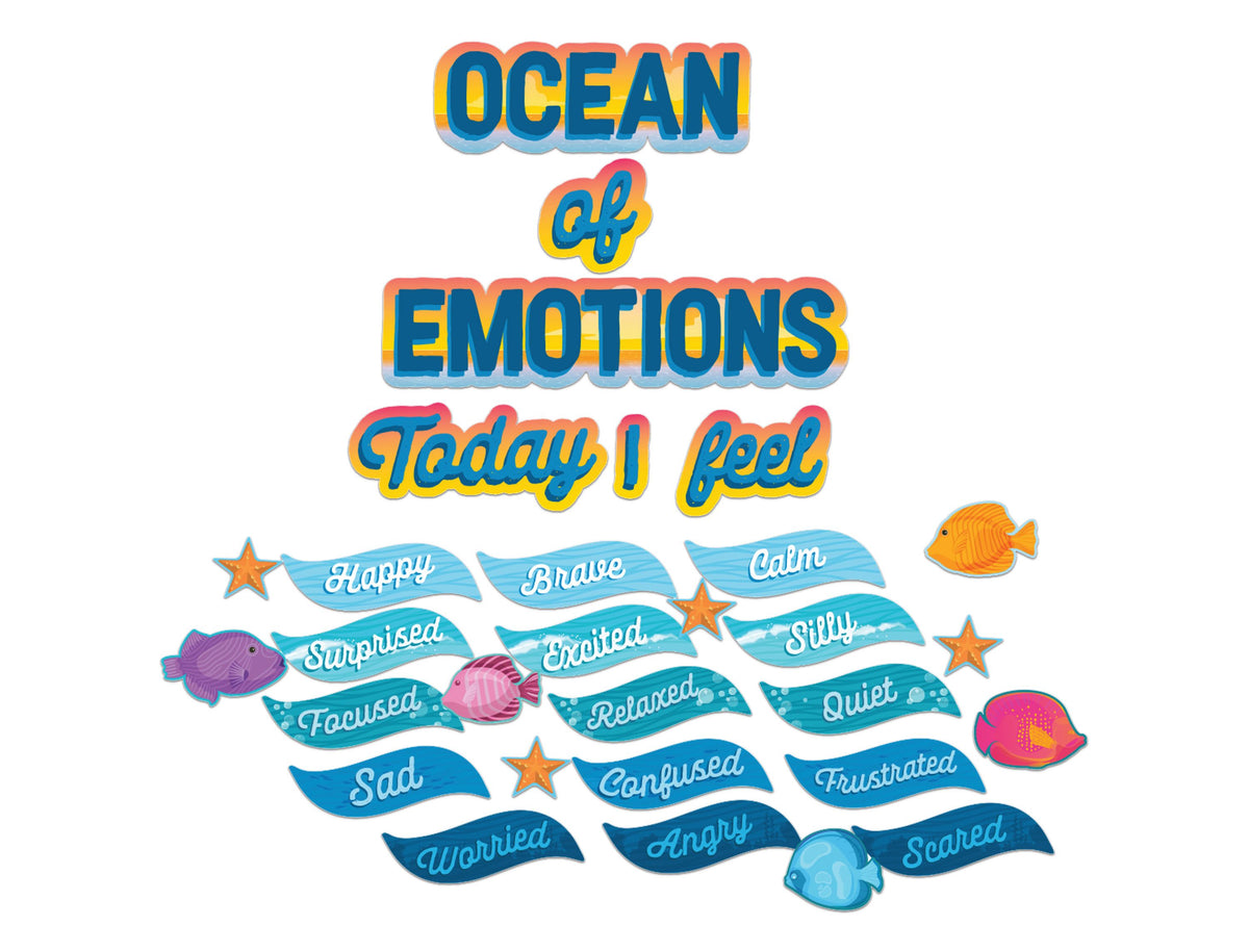 Eureka Seas the Day Ocean of Emotions Mini Bulletin Board Set (EU 8478 ...