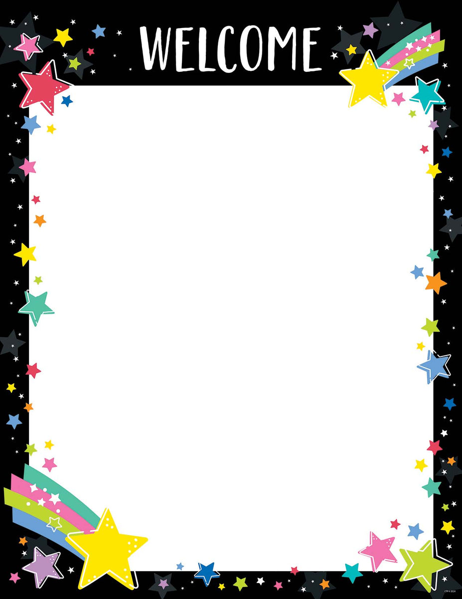 CTP Star Bright Welcome Chart (CTP 10949) – Ramrock School & Office ...