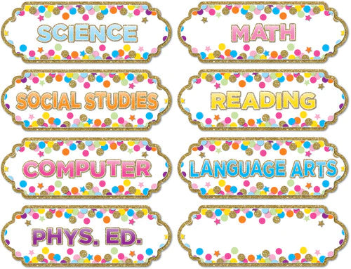 Ashley Magnetic Die-Cut, Confetti Subjects (ASH 19007) – Ramrock School ...