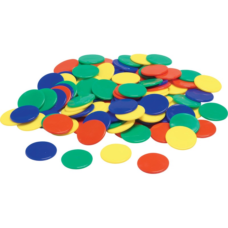 Didax Color Counters, 100 Pieces in 4 Colors (DD2-215) – Ramrock School ...