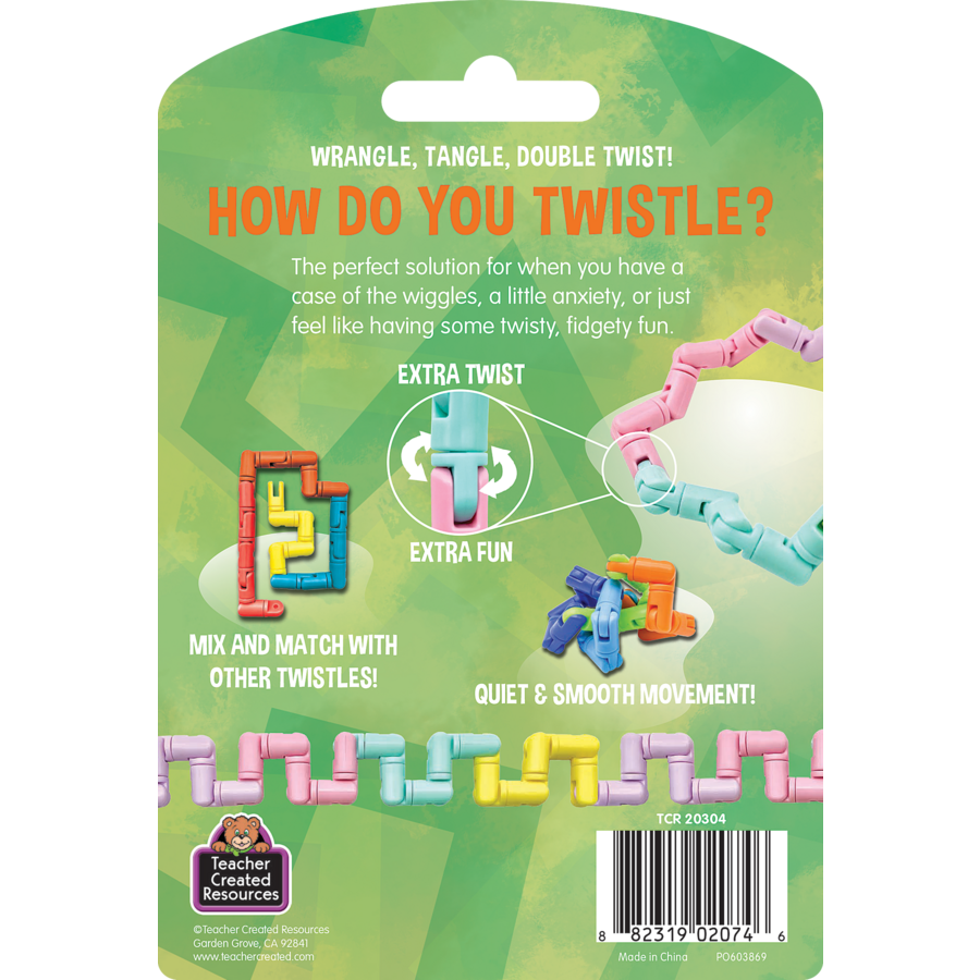 Teacher Created Twistle Double Twist Cotton Candy (TCR 20304) – Ramrock ...