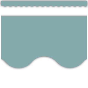Teacher Created Calming Blue Scalloped Border Trim (TCR 7128) – Ramrock ...
