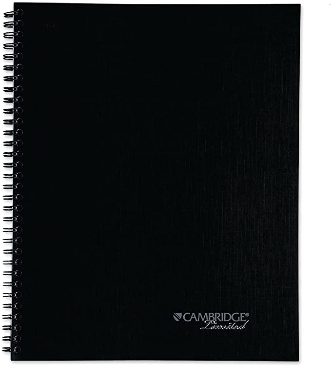 Cambridge Limited Accents Business Notebook, 11” x 8 1/4”, 80 Sheets ...