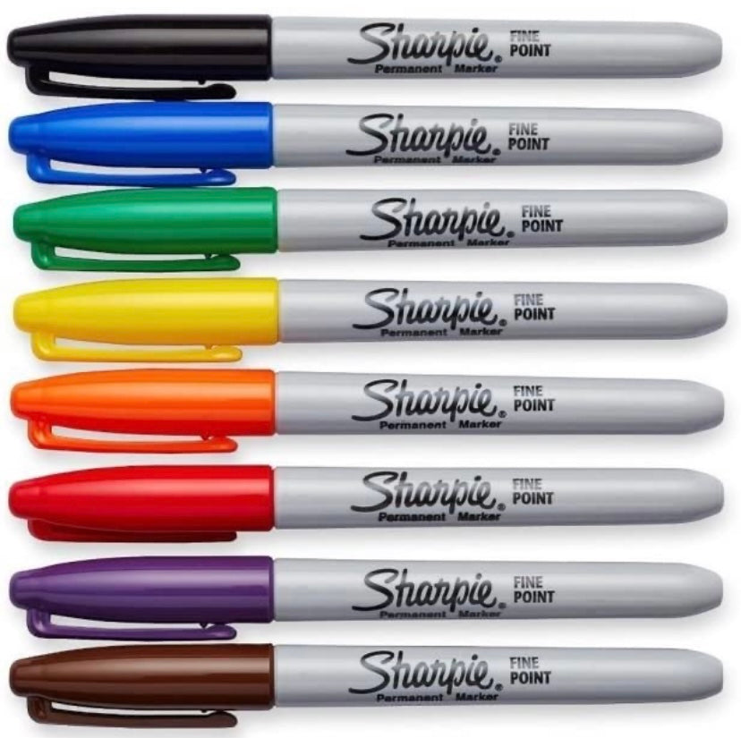 Sharpie Fine Point, Asst Colors, 8 Count – Ramrock School & Office Supplies